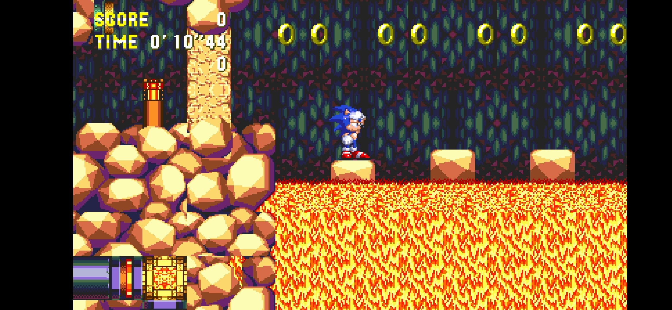 Sweating Sonic Idle For SOZ And LRZ Mod for Sonic 3 A.I.R. | S3AIR Mods