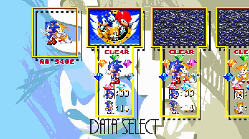 Acurrate Origins Data Select Mod for Sonic 3 A.I.R. | S3AIR Mods