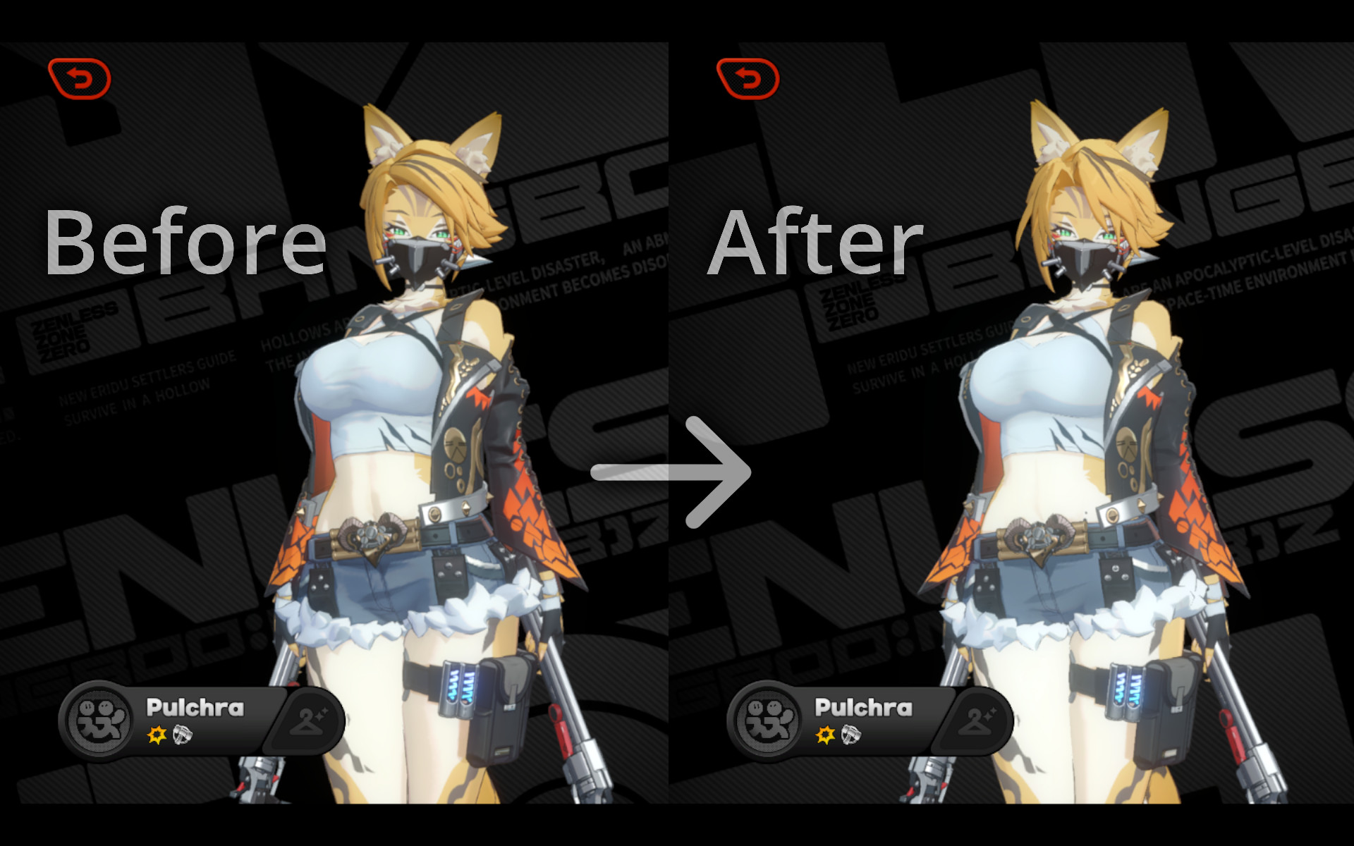 Pulchra Splash Art Hair Mod for Zenless Zone Zero | ZZZ Mods