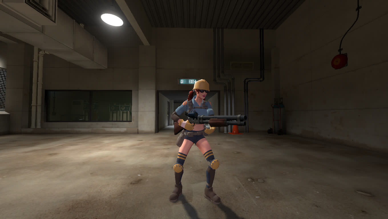 SMNC Female Engineer (Casual Compatible) Mod for Team Fortress 2 | TF2 Mods