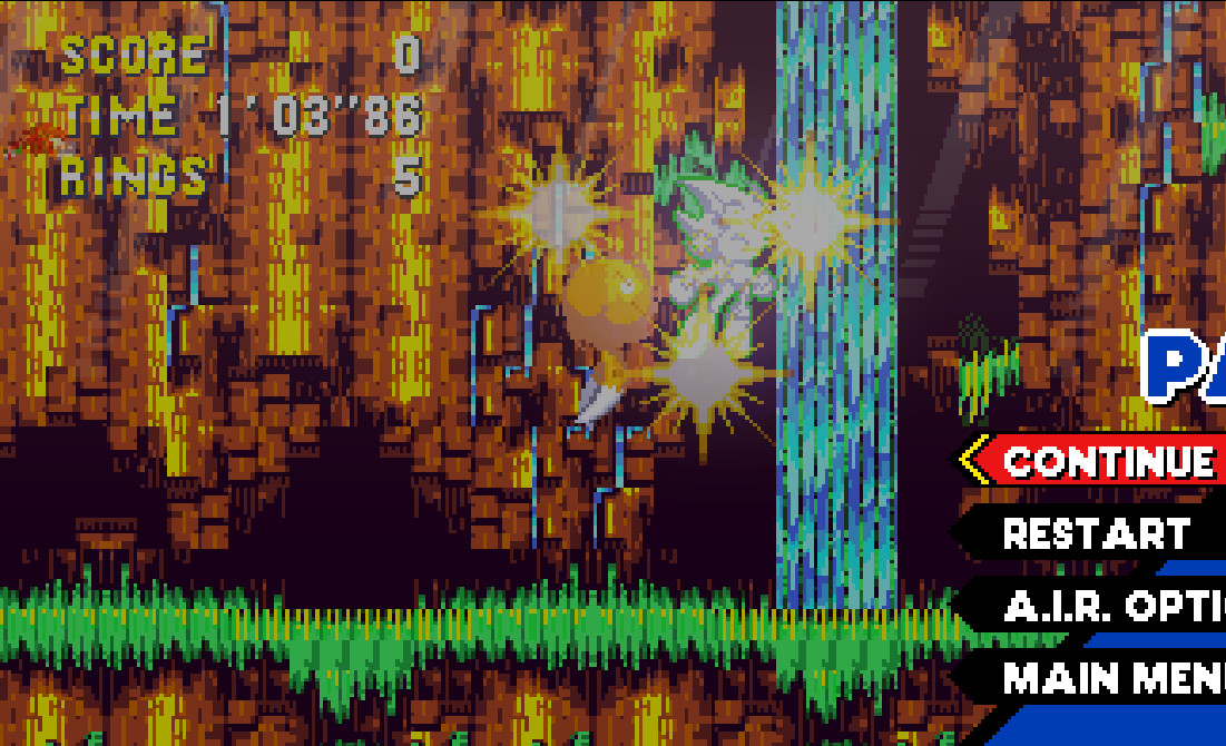 Super/Hyper Sonic custom rings require Mod for Sonic 3 A.I.R. | S3AIR Mods