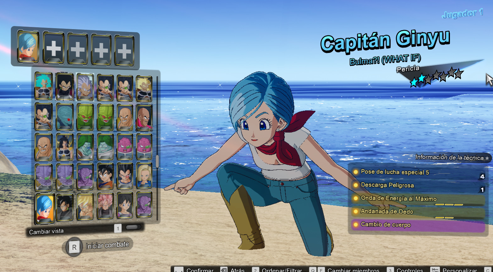 (New slot) Ginyu in Bulma Body (super) Mod for Dragon Ball: Sparking ...