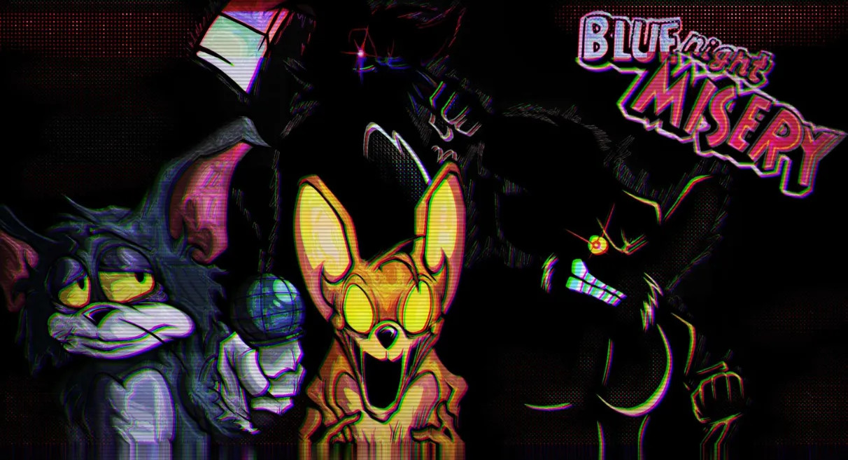 FNF: Blue Night Misery Mod for Friday Night Funkin' | FNF Mods