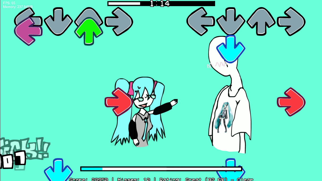 FNF: Miku vs Slenderman ONE SHOT Mod for Friday Night Funkin' | FNF Mods