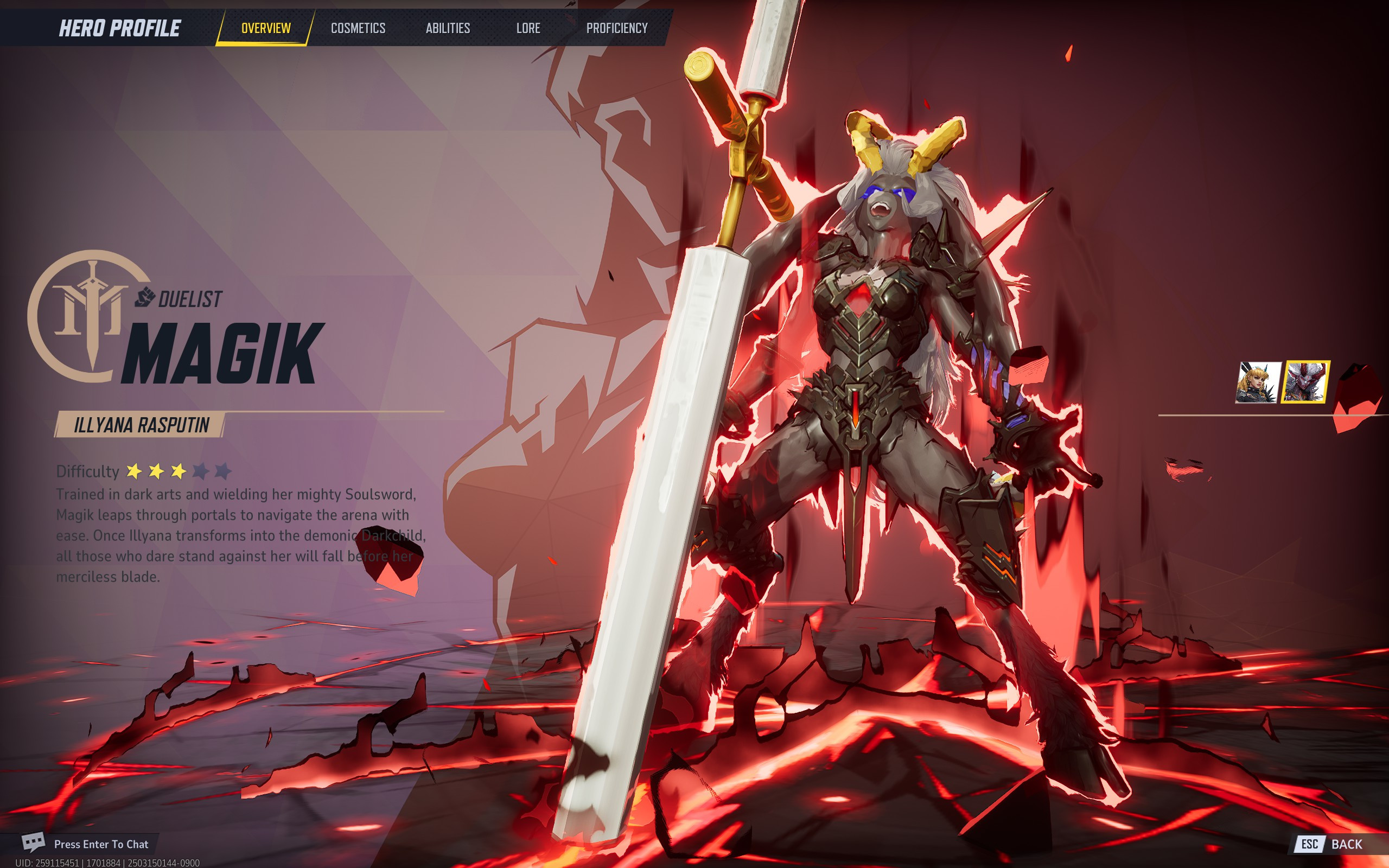 Sybil (Pseudoregalia) over Magik Mod for Marvel Rivals | MR Mods