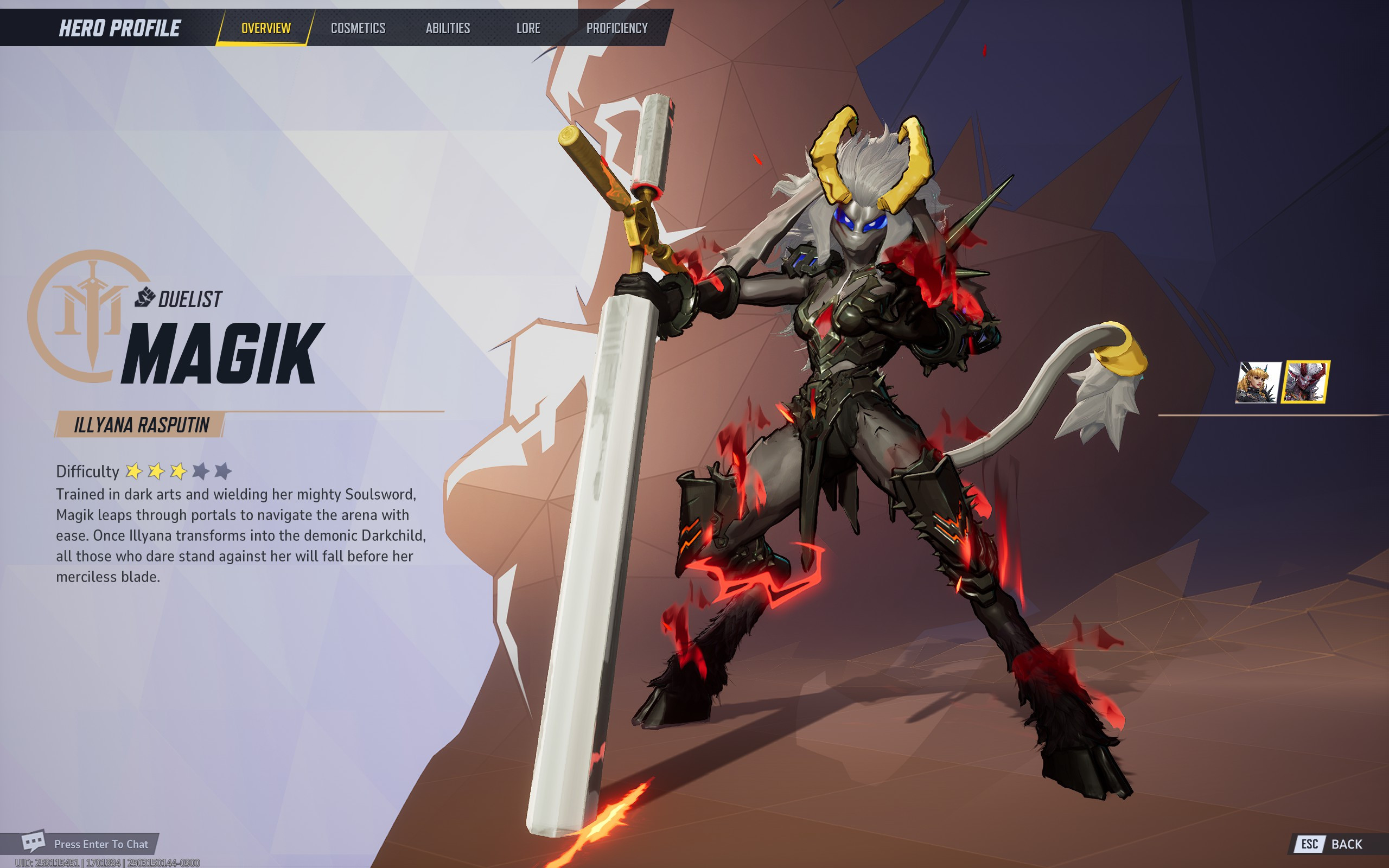 Sybil (Pseudoregalia) over Magik Mod for Marvel Rivals | MR Mods