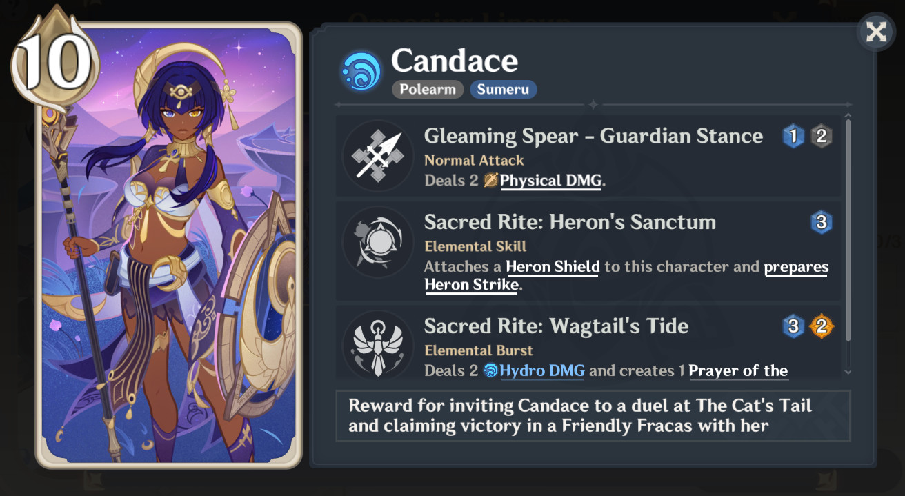Assets and Icons for Dark-Skinned Candace Mod for Genshin Impact | GI Mods
