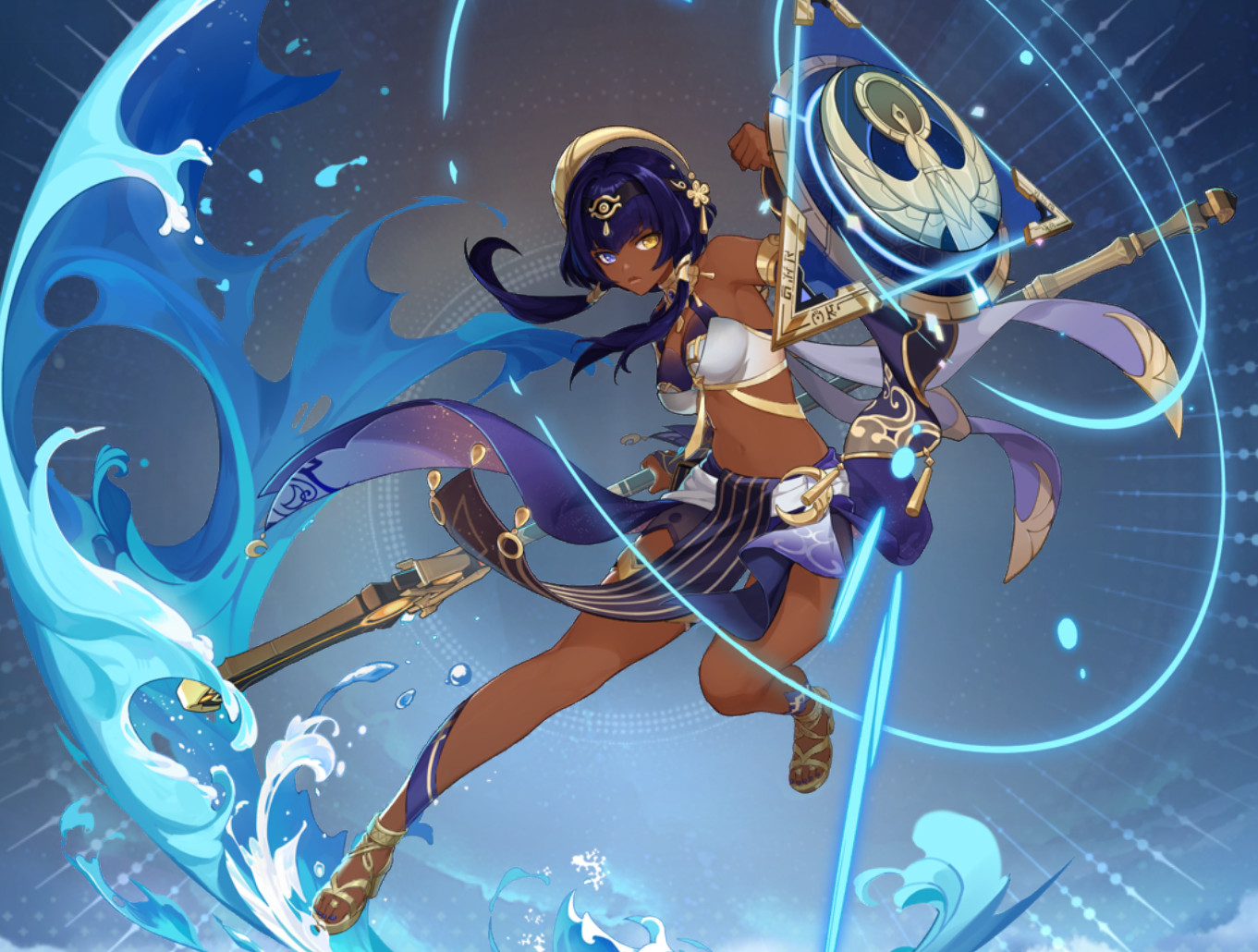 Assets and Icons for Dark-Skinned Candace Mod for Genshin Impact | GI Mods