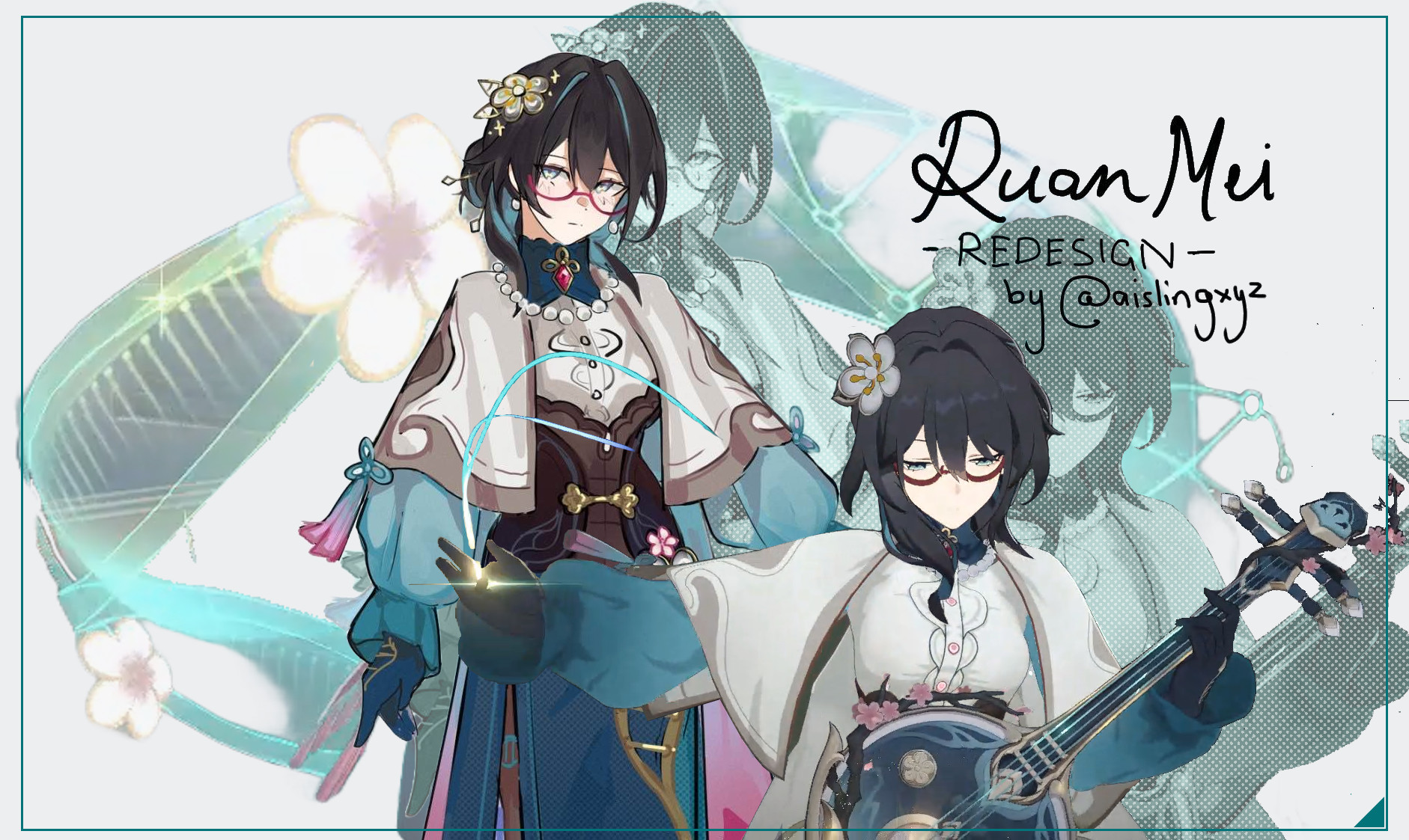 Aisling's Ruan Mei Redesign Mod for Honkai Star Rail | HSR Mods