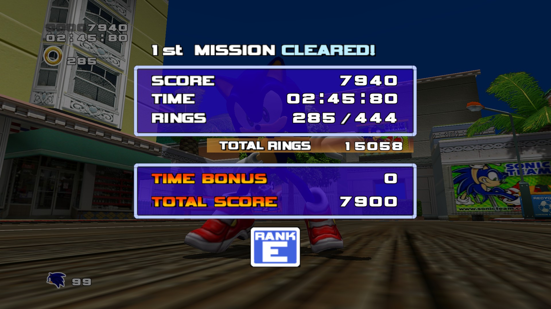 Always get E rank Mod for Sonic Adventure 2 | SA2 Mods