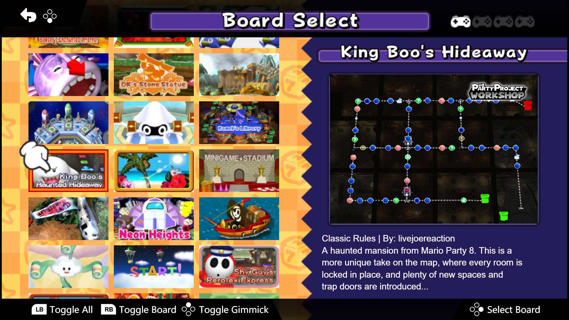 King Boo's Haunted Hideaway! Mod for Party Project | PProject Mods