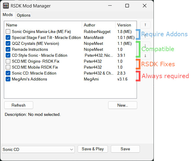 Sonic CD: Miracle Edition Mod for Sonic CD (2011) | SCD Mods