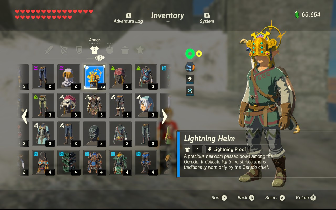 TOTK Armor Names Mod for The Legend of Zelda: Breath of the Wild (WiiU ...