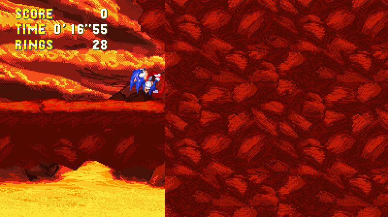 Volcanic Rim Zone Mod for Sonic 3 A.I.R. | S3AIR Mods