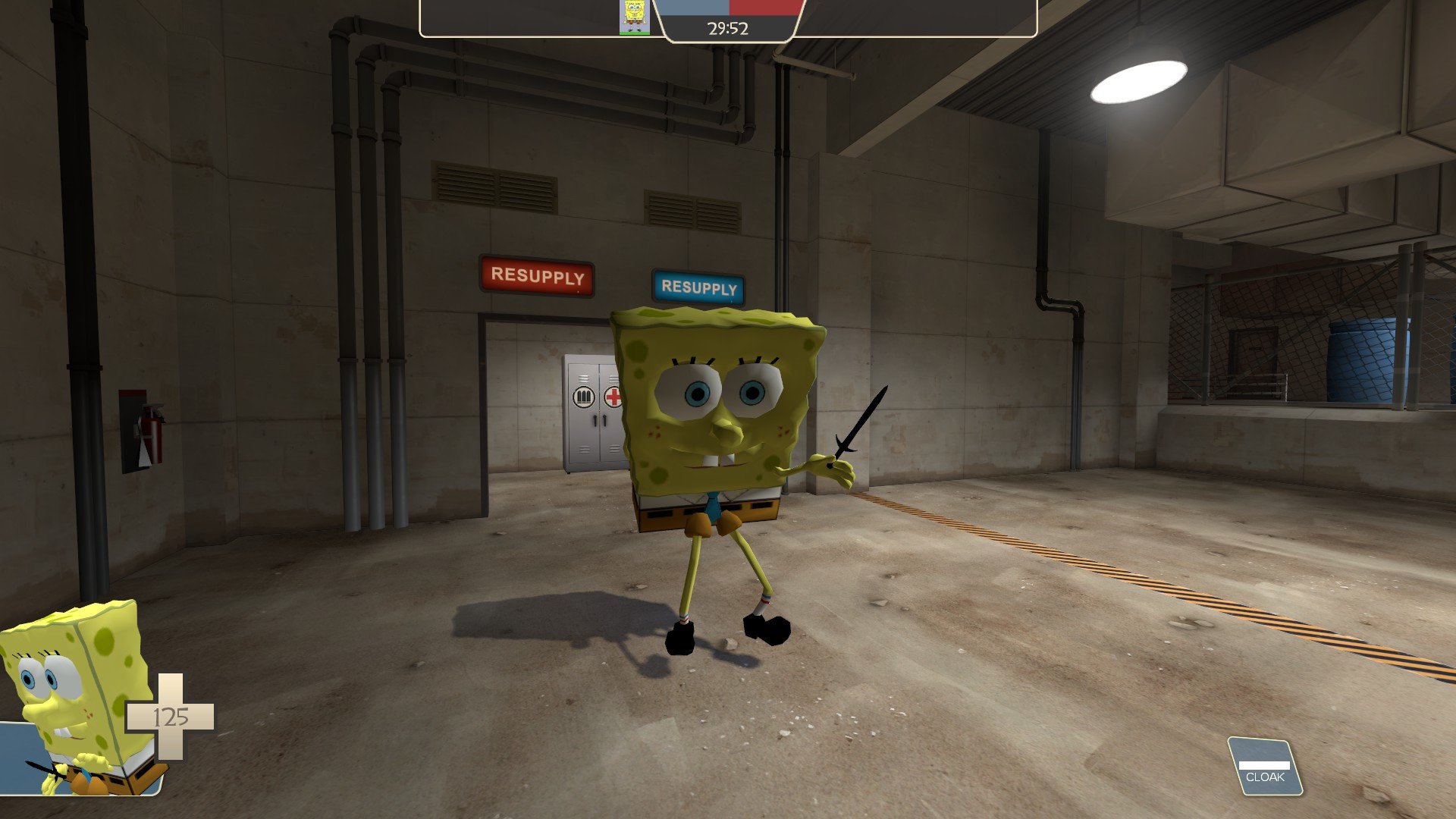 SpongeBob As Spy Mod for Team Fortress 2 | TF2 Mods