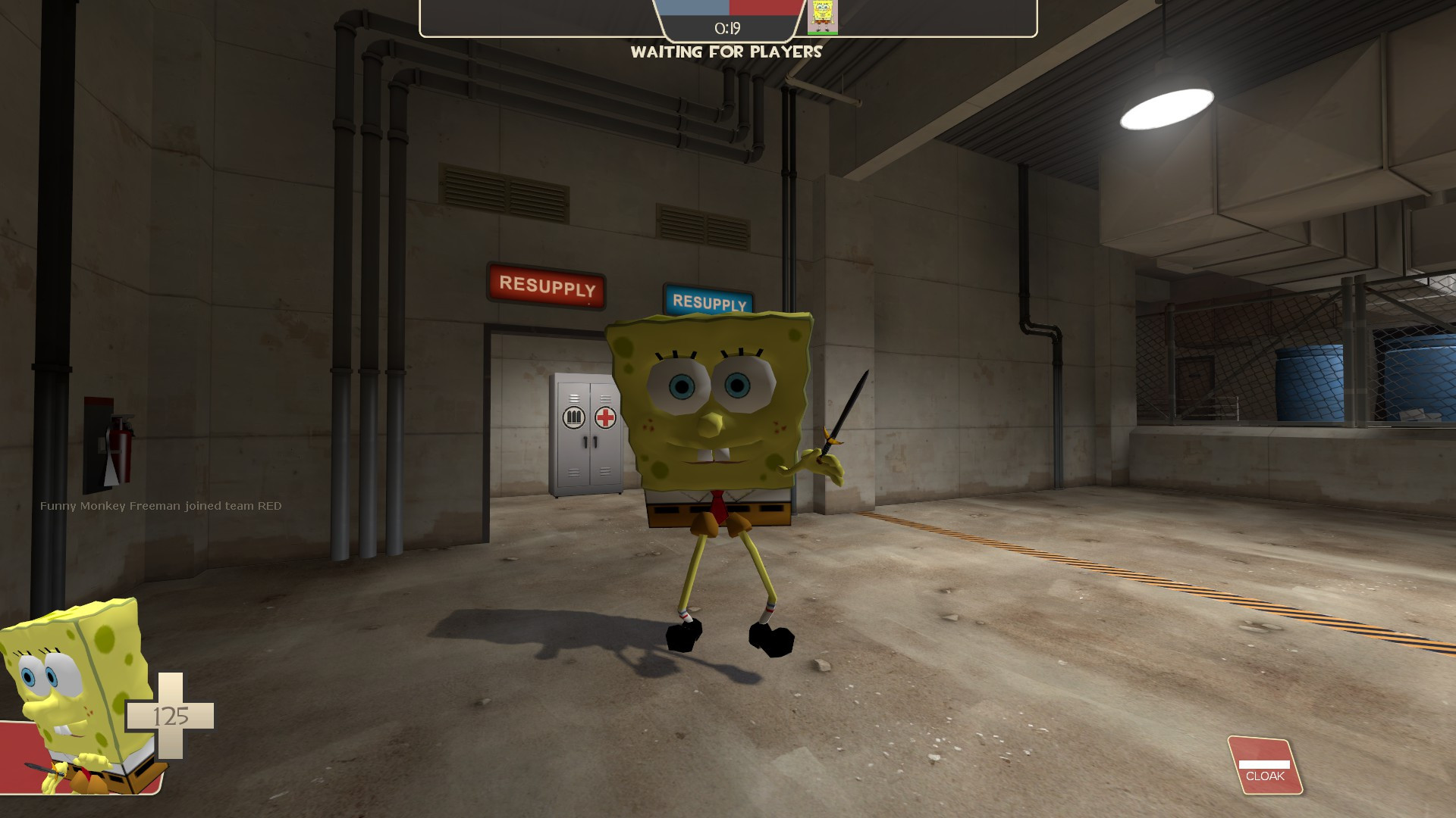 SpongeBob As Spy Mod for Team Fortress 2 | TF2 Mods