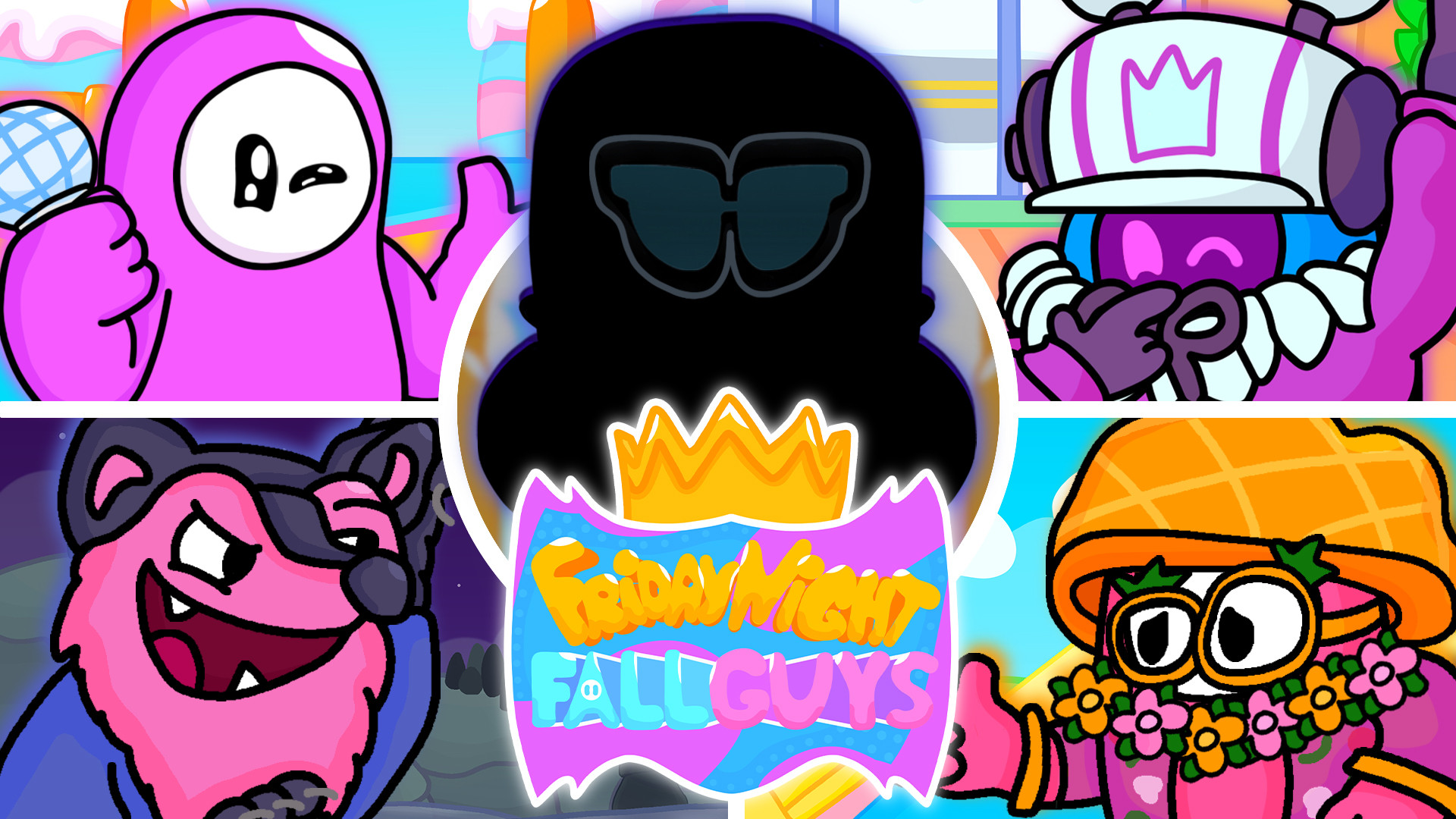 Friday Night Fall Guys [REIMAGINED] Mod for Friday Night Funkin' | FNF Mods