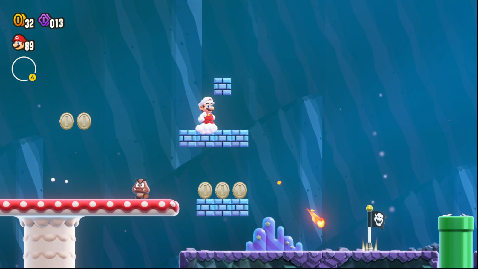 Custom Level: NSMB 1-2 Mod for Super Mario Bros. Wonder | SMBW Mods