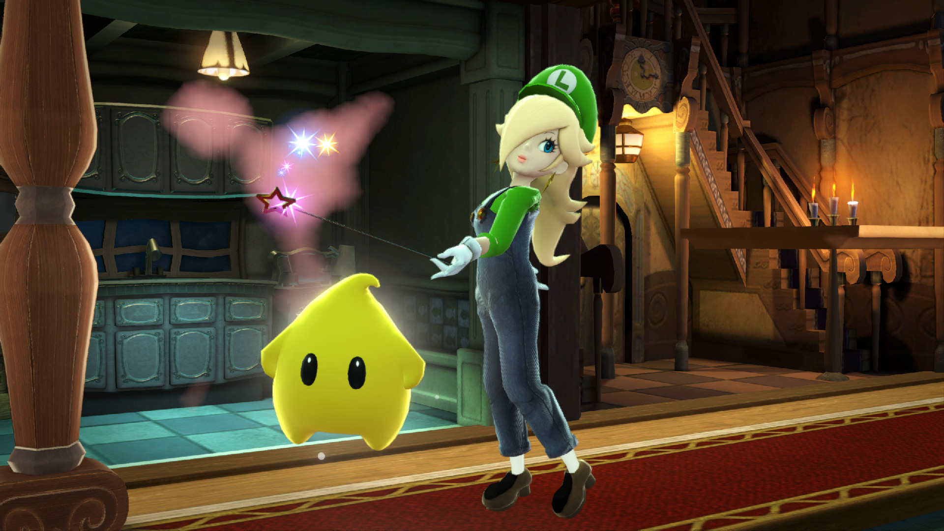 Rosalina (Luigi Cosplay) Mod for Super Smash Bros. Ultimate | SSBU Mods