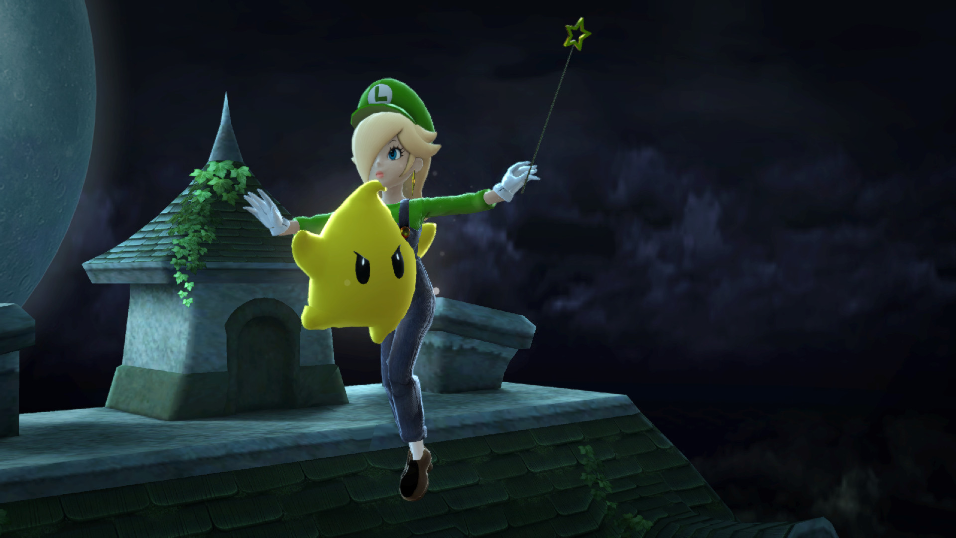 Rosalina (Luigi Cosplay) Mod for Super Smash Bros. Ultimate | SSBU Mods