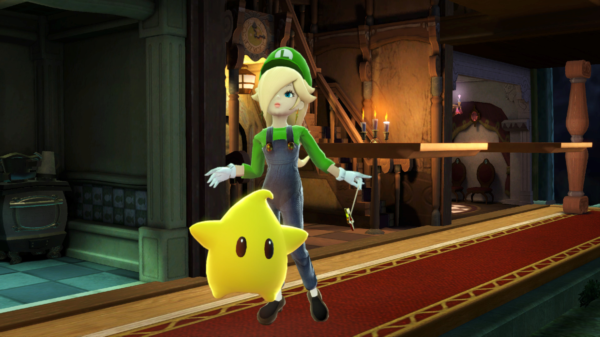 Rosalina (Luigi Cosplay) Mod for Super Smash Bros. Ultimate | SSBU Mods