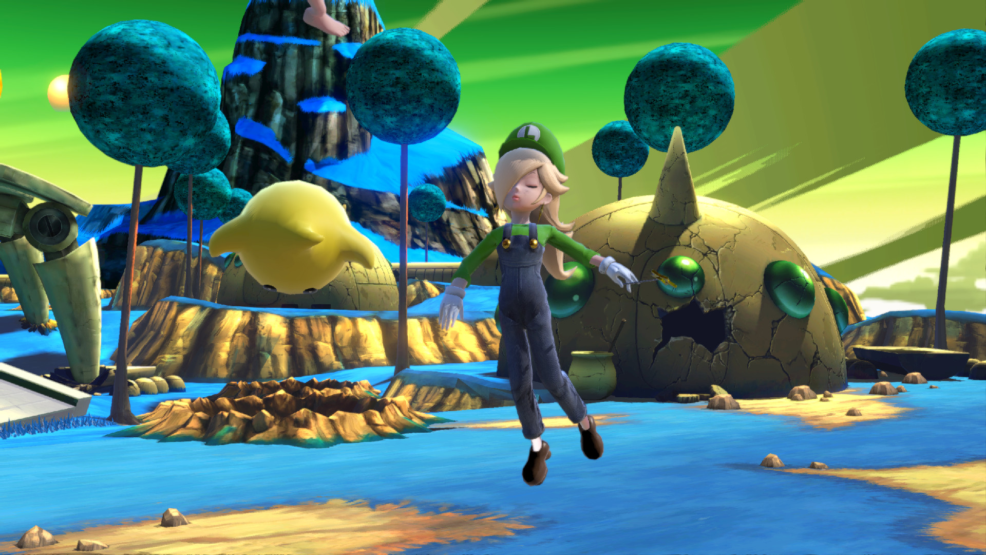 Rosalina (Luigi Cosplay) Mod for Super Smash Bros. Ultimate | SSBU Mods