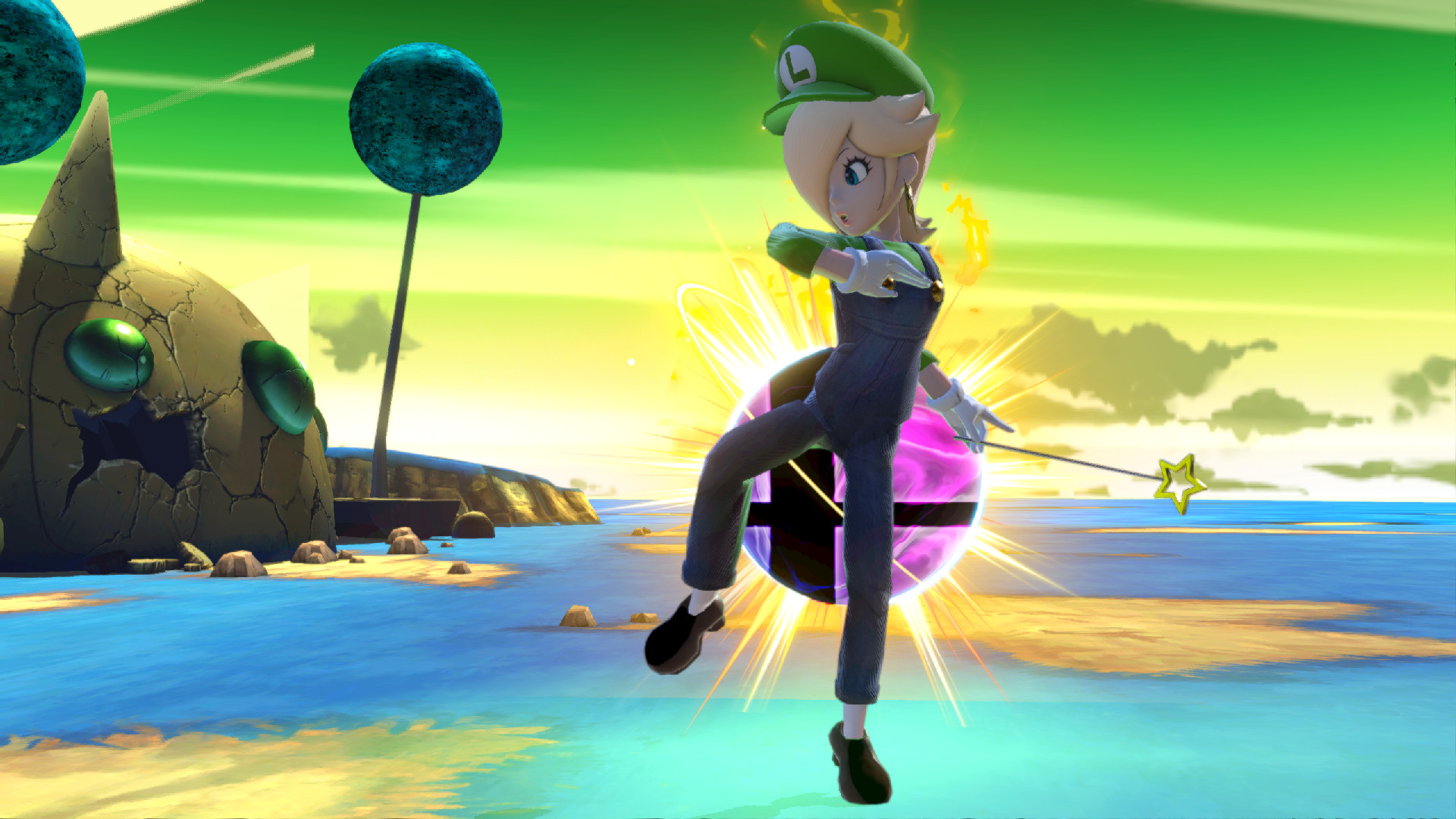Rosalina (Luigi Cosplay) Mod for Super Smash Bros. Ultimate | SSBU Mods
