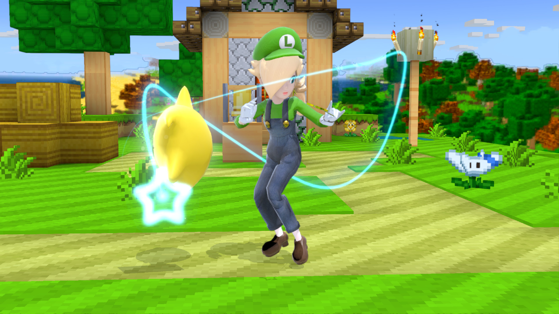 Rosalina (Luigi Cosplay) Mod for Super Smash Bros. Ultimate | SSBU Mods