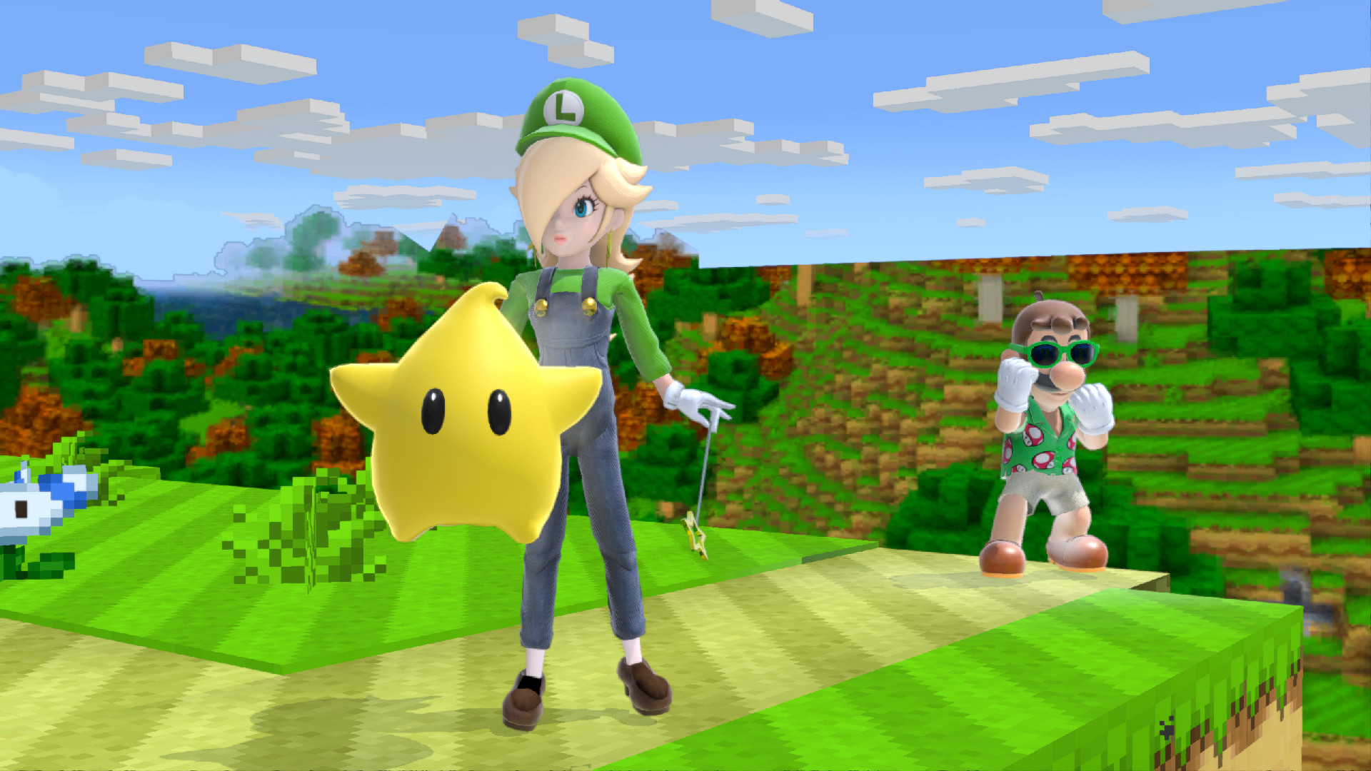 Rosalina (Luigi Cosplay) Mod for Super Smash Bros. Ultimate | SSBU Mods