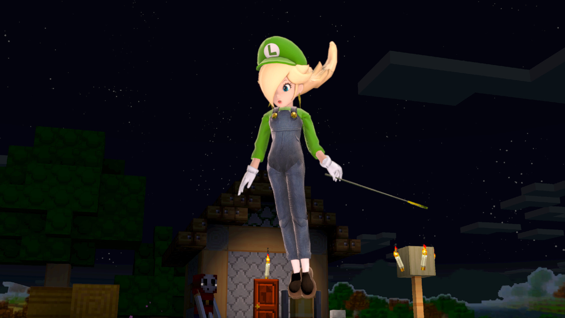 Rosalina (Luigi Cosplay) Mod for Super Smash Bros. Ultimate | SSBU Mods