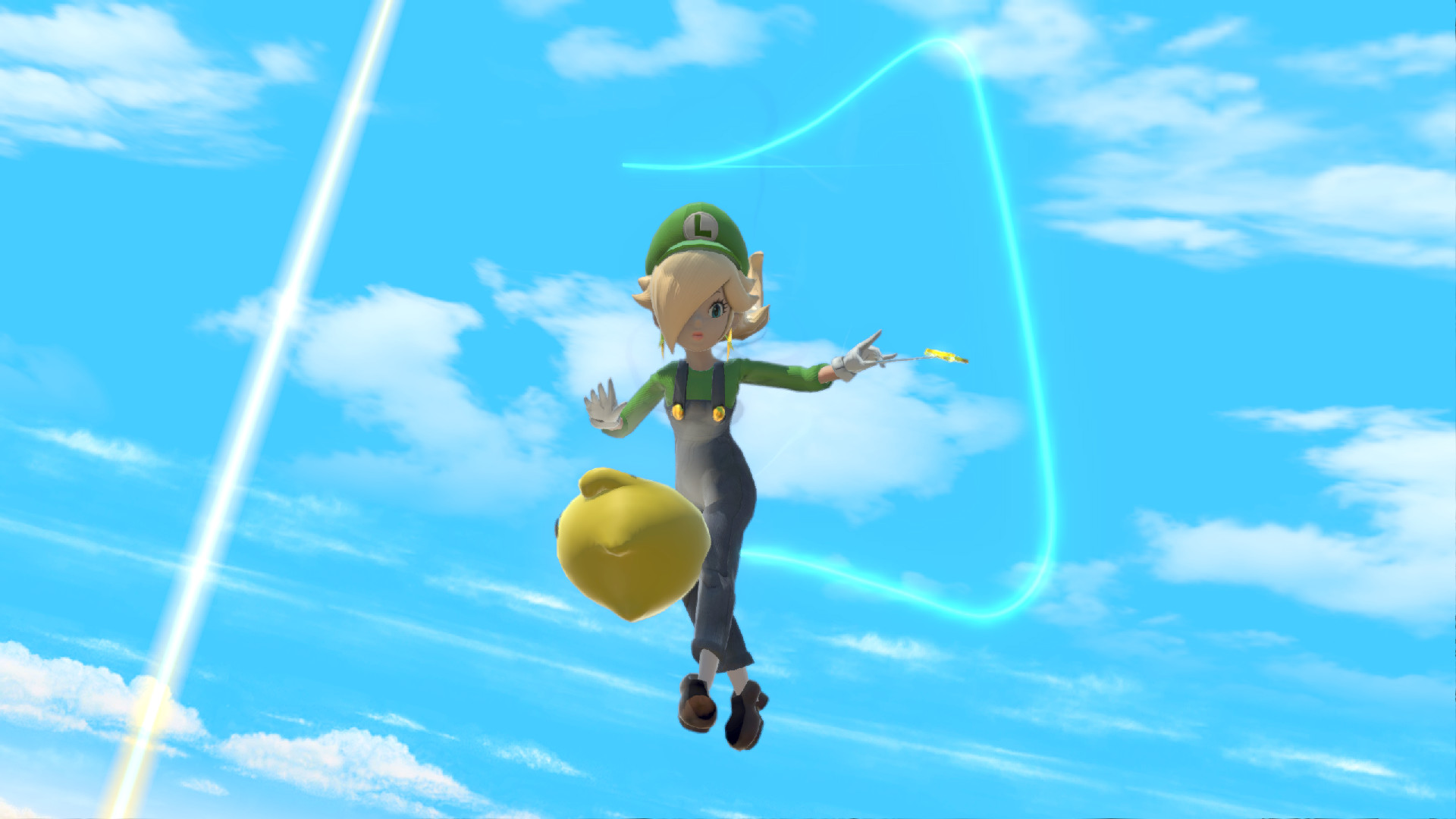 Rosalina (Luigi Cosplay) Mod for Super Smash Bros. Ultimate | SSBU Mods