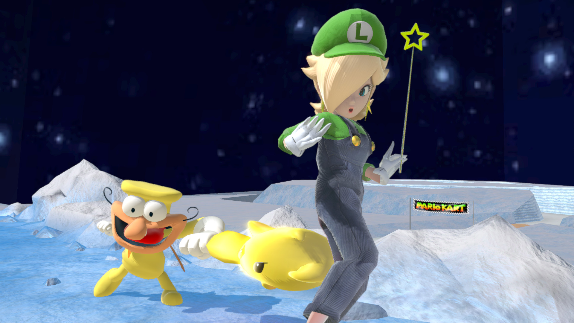 Rosalina (Luigi Cosplay) Mod for Super Smash Bros. Ultimate | SSBU Mods
