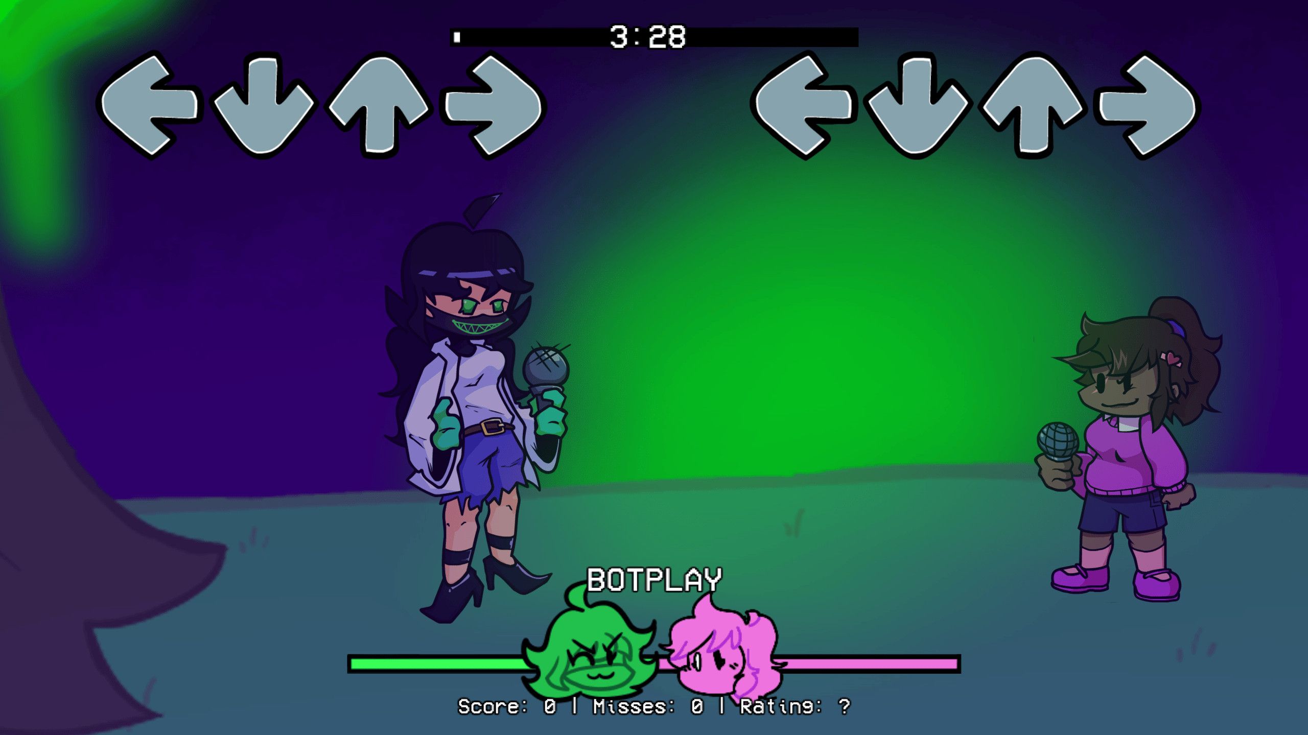 Toxic Tussle (Vs Ashira Moro) Mod for Friday Night Funkin' | FNF Mods