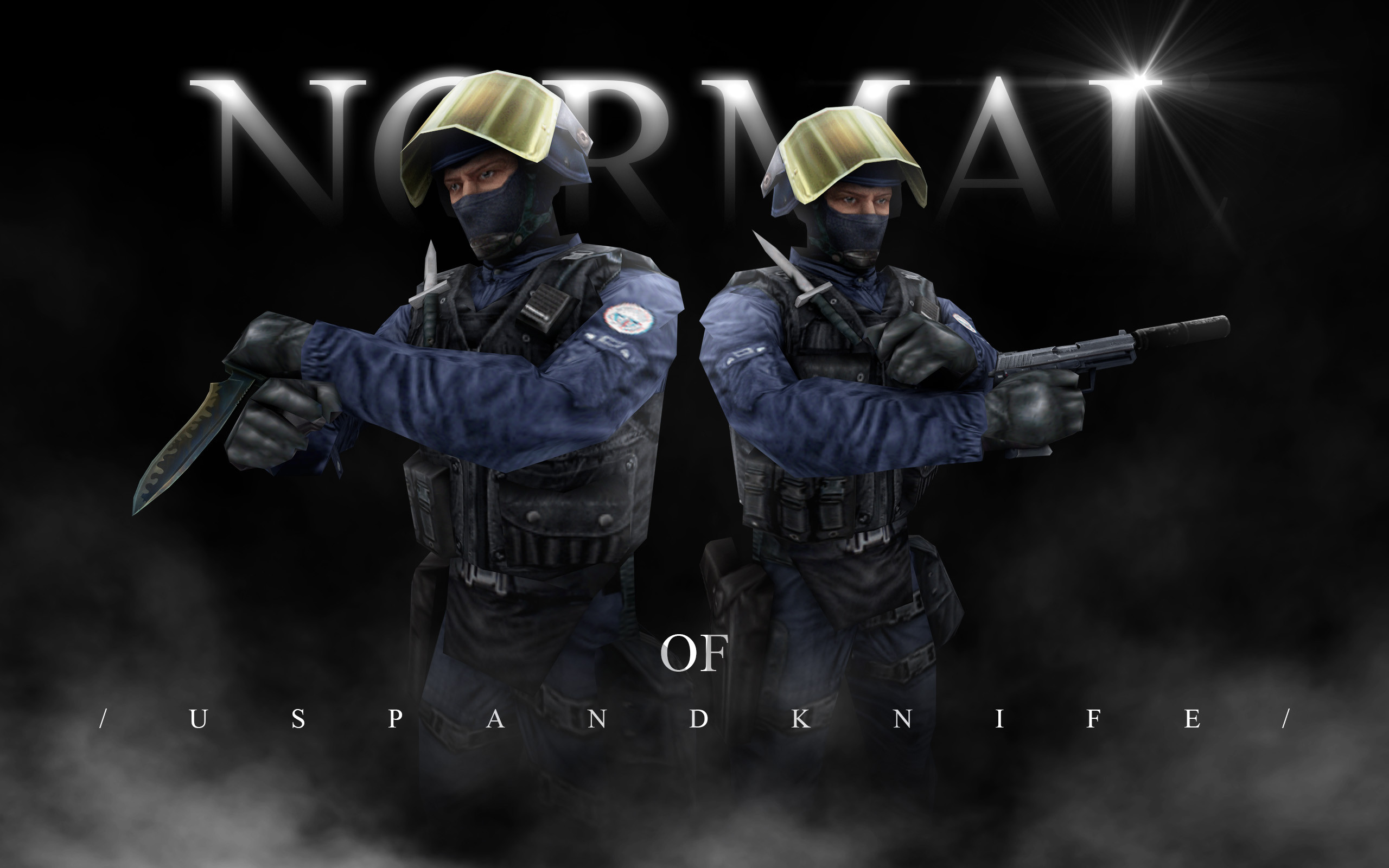 Knife/USP and arm chartlet in KZ Mod for Counter-Strike 1.6 | CS1.6 Mods