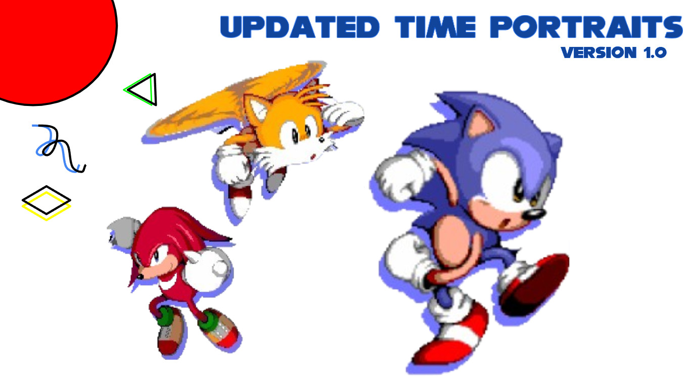 Updated Time Attack Portraits Mod for Sonic the Hedgehog Forever | S1F Mods
