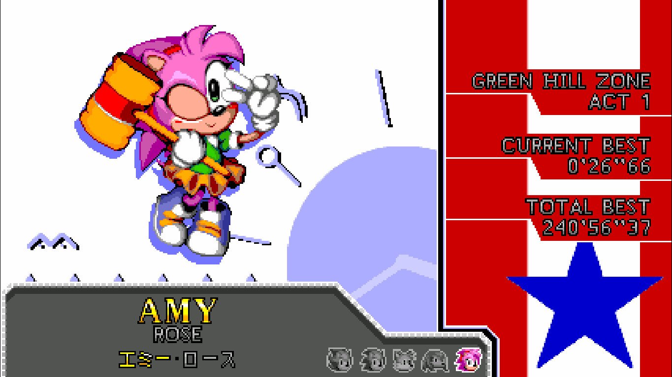 Updated Time Attack Portraits Mod for Sonic the Hedgehog Forever | S1F Mods