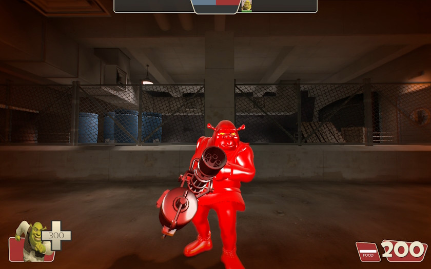 Shrek (ASKR) over Heavy Mod for Team Fortress 2 | TF2 Mods