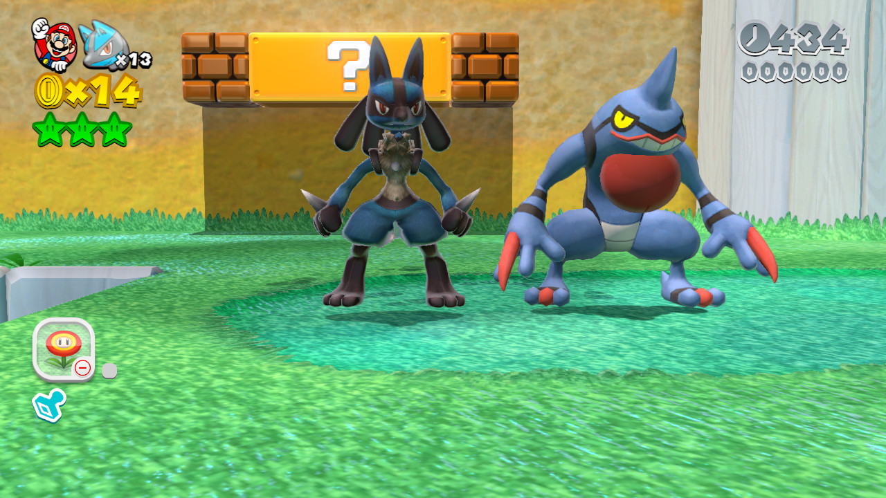 Lucario and Toxicroak Mod for Super Mario 3D World | SM3DW Mods