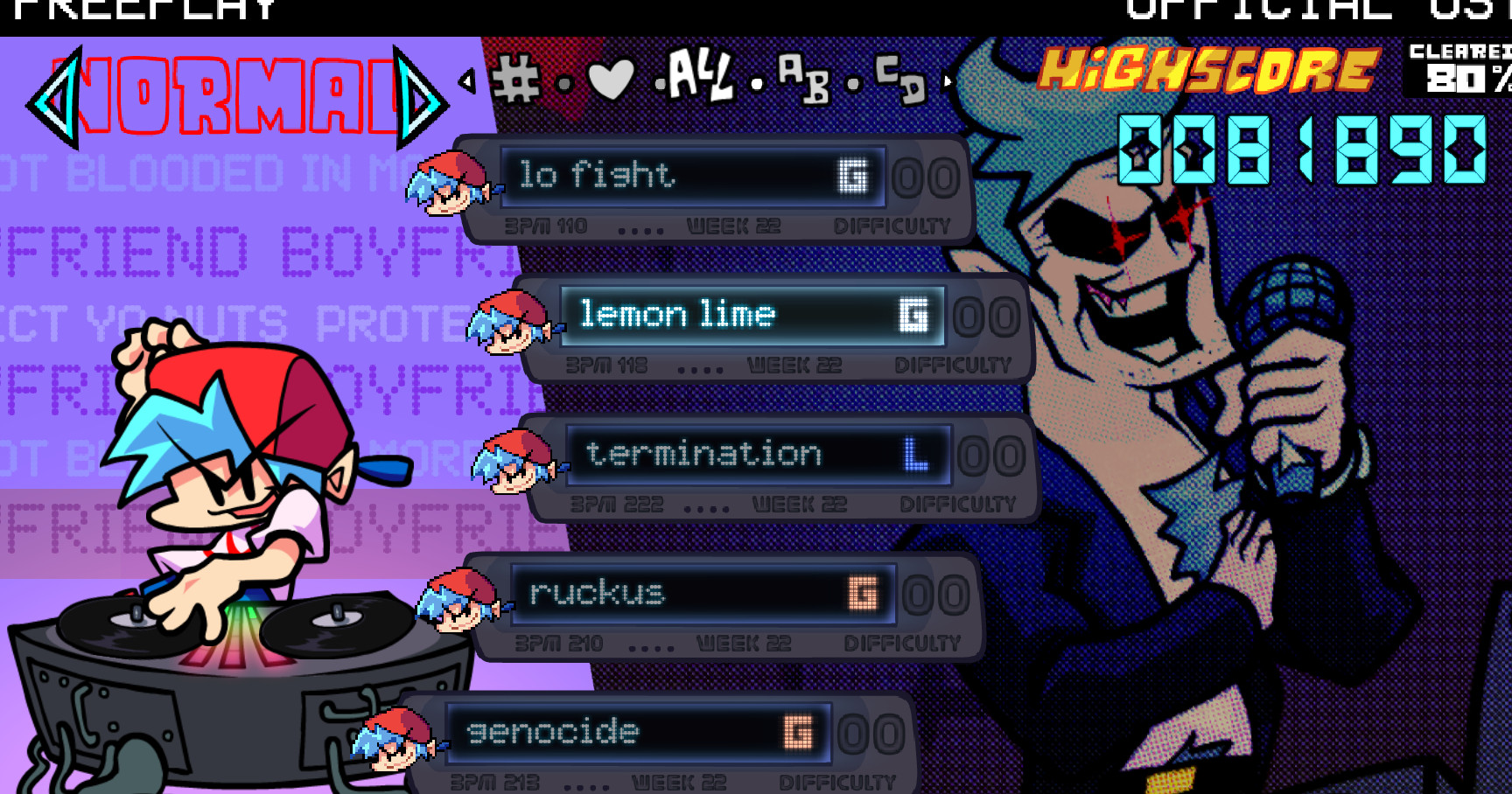 Fnf boyfriend vs gera Mod for Friday Night Funkin' | FNF Mods