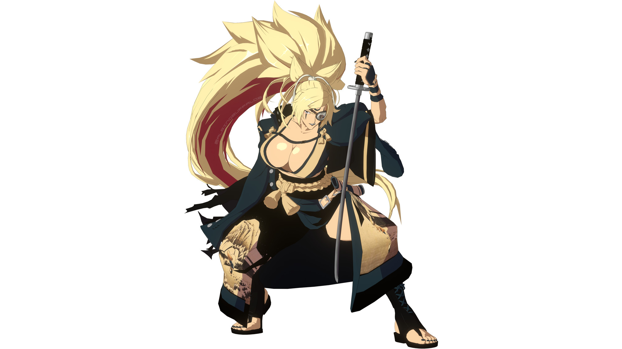 Weezer's Pinkerton Themed Color for Baiken Mod for GUILTY GEAR -STRIVE ...
