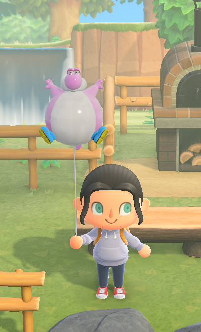 Yoshi Balloon Mod for Animal Crossing: New Horizons | ACNH Mods