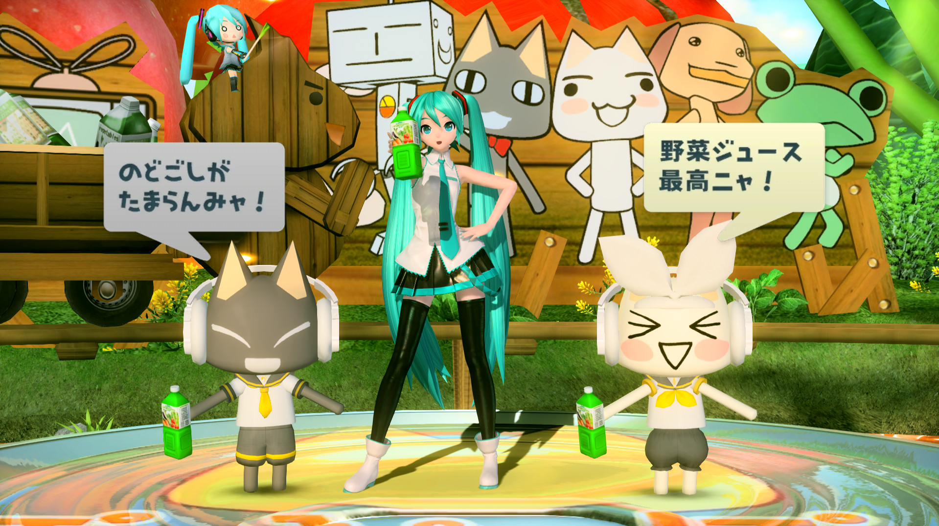 PoPiPo Original PV Module Mod for Hatsune Miku: Project DIVA Mega Mix+ ...