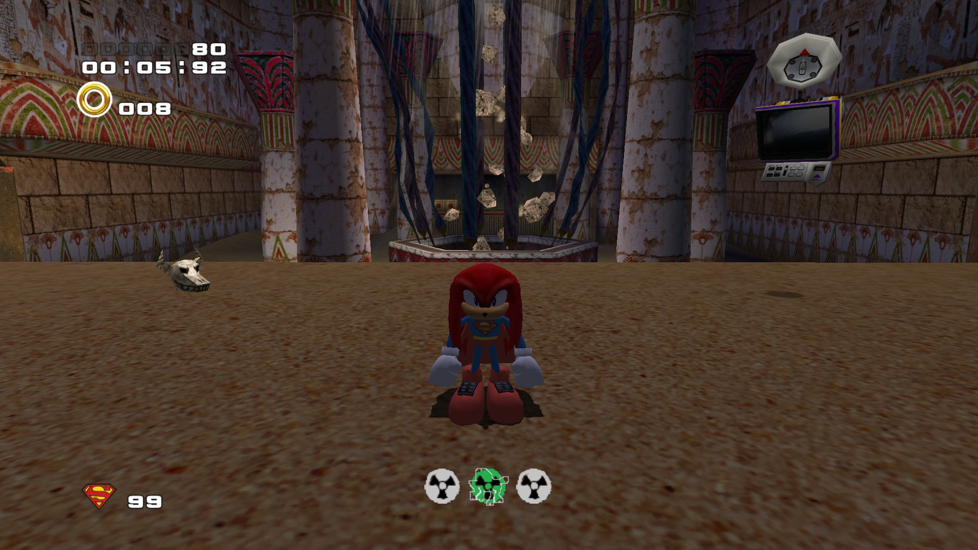 Knuckles Superman Mod for Sonic Adventure 2 | SA2 Mods
