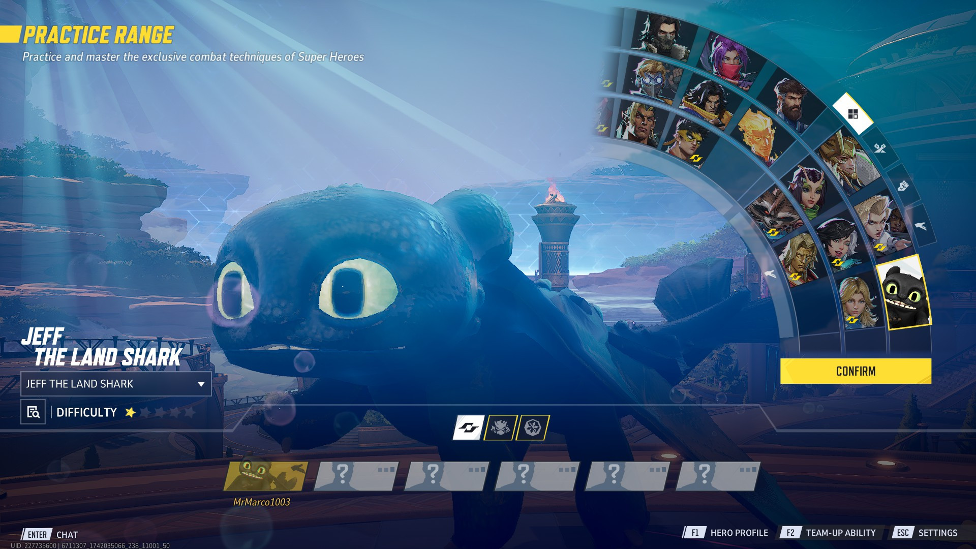 Toothless as Jeff Mod for Marvel Rivals | MR Mods