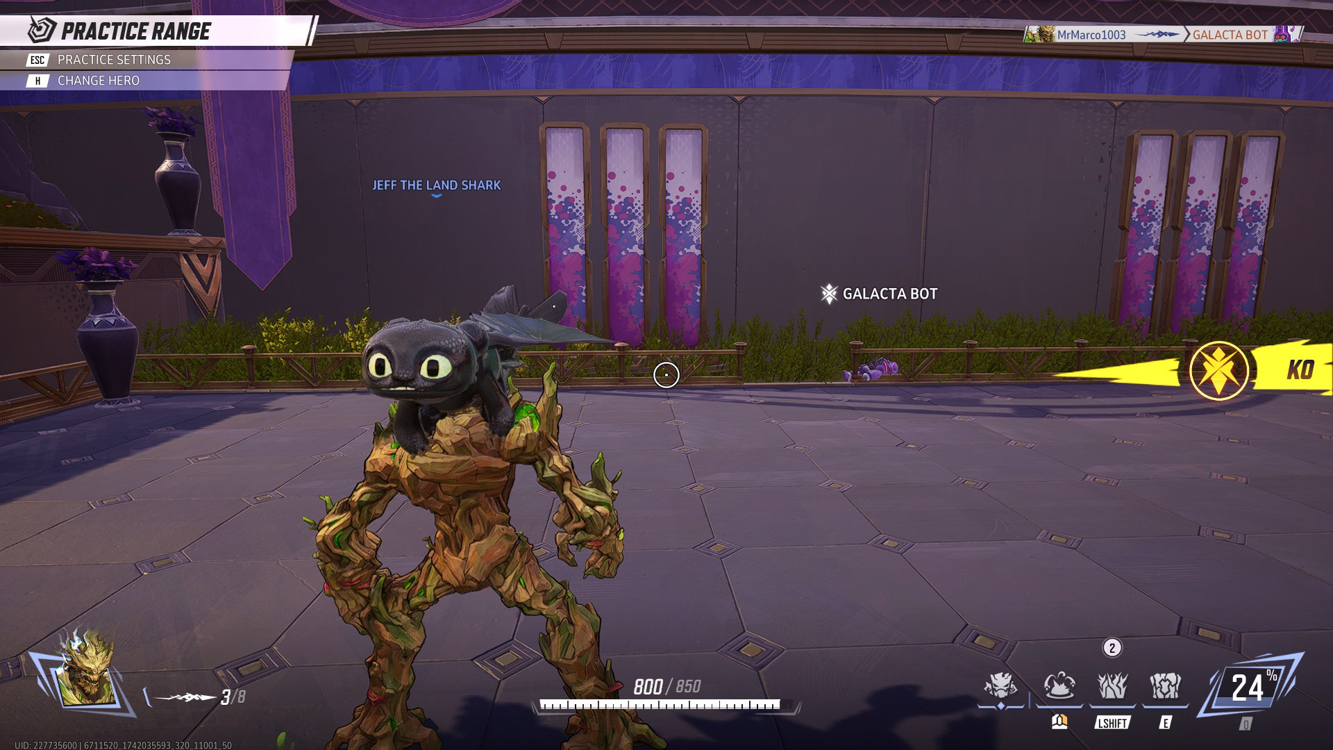 Toothless as Jeff Mod for Marvel Rivals | MR Mods