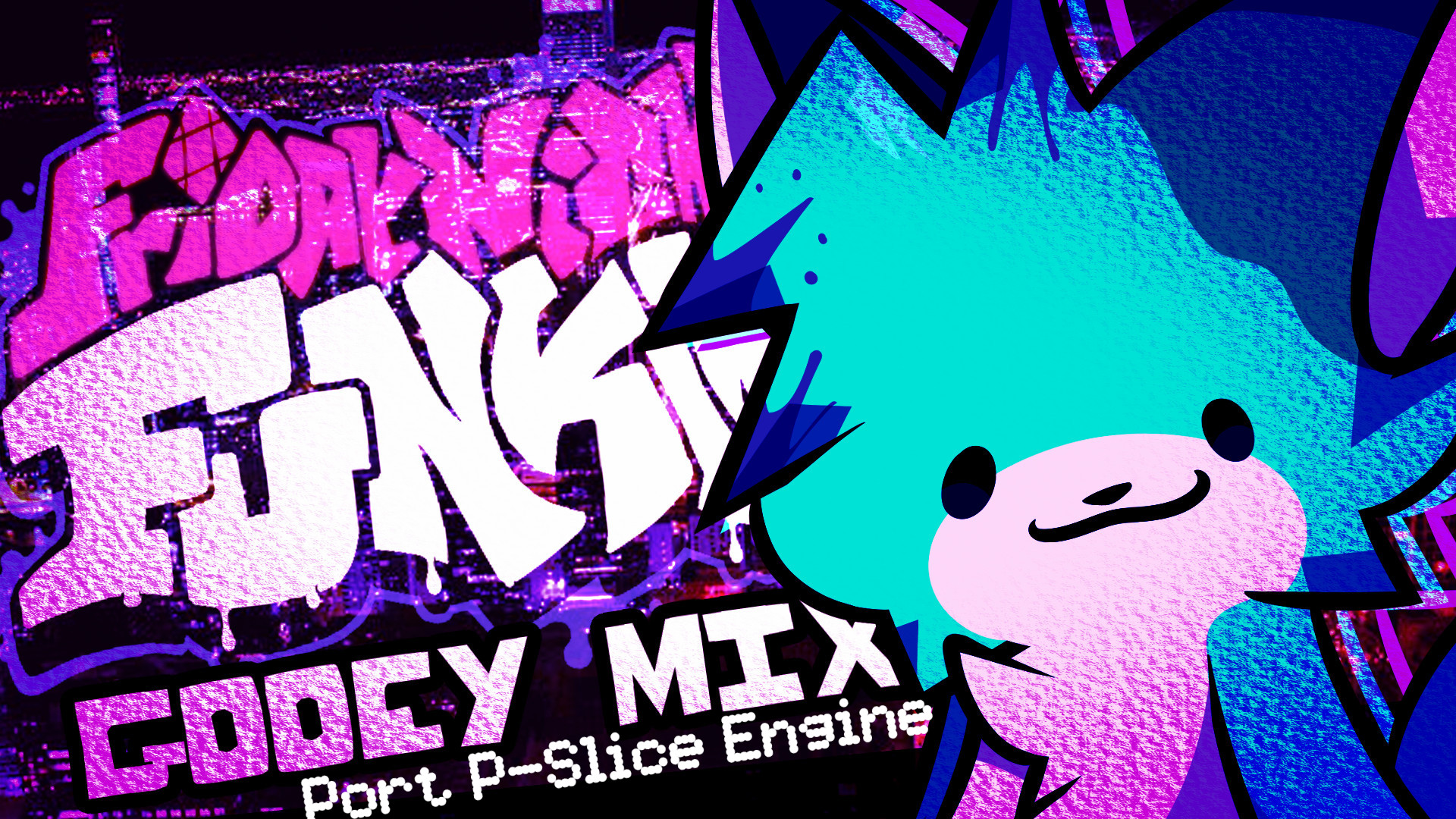 FNF Gooey Mix port Psych engine P-Slice DEMO Mod for Friday Night Funkin' | FNF Mods