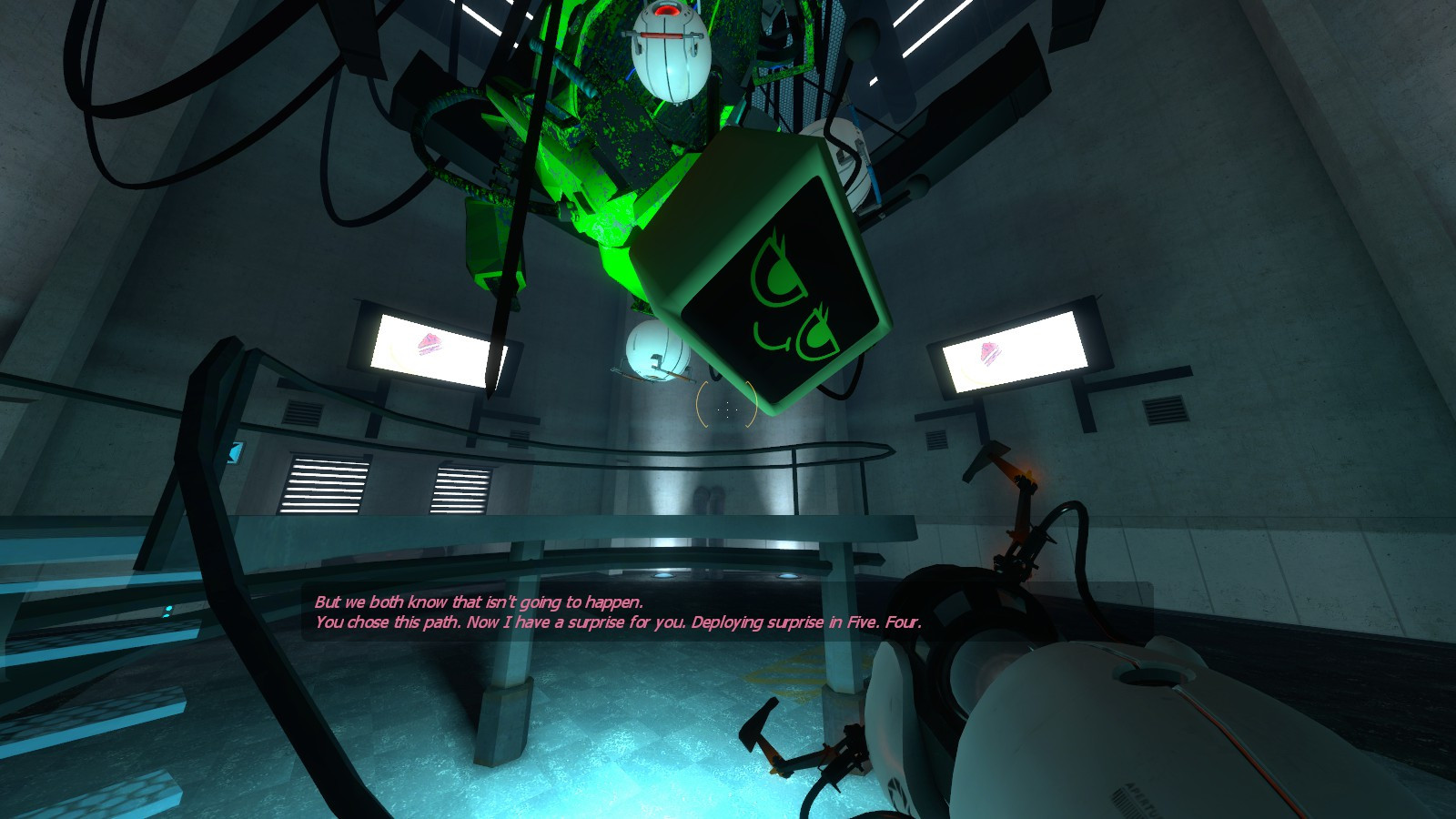 Vee over GLaDOS Mod for Portal | PRTL Mods