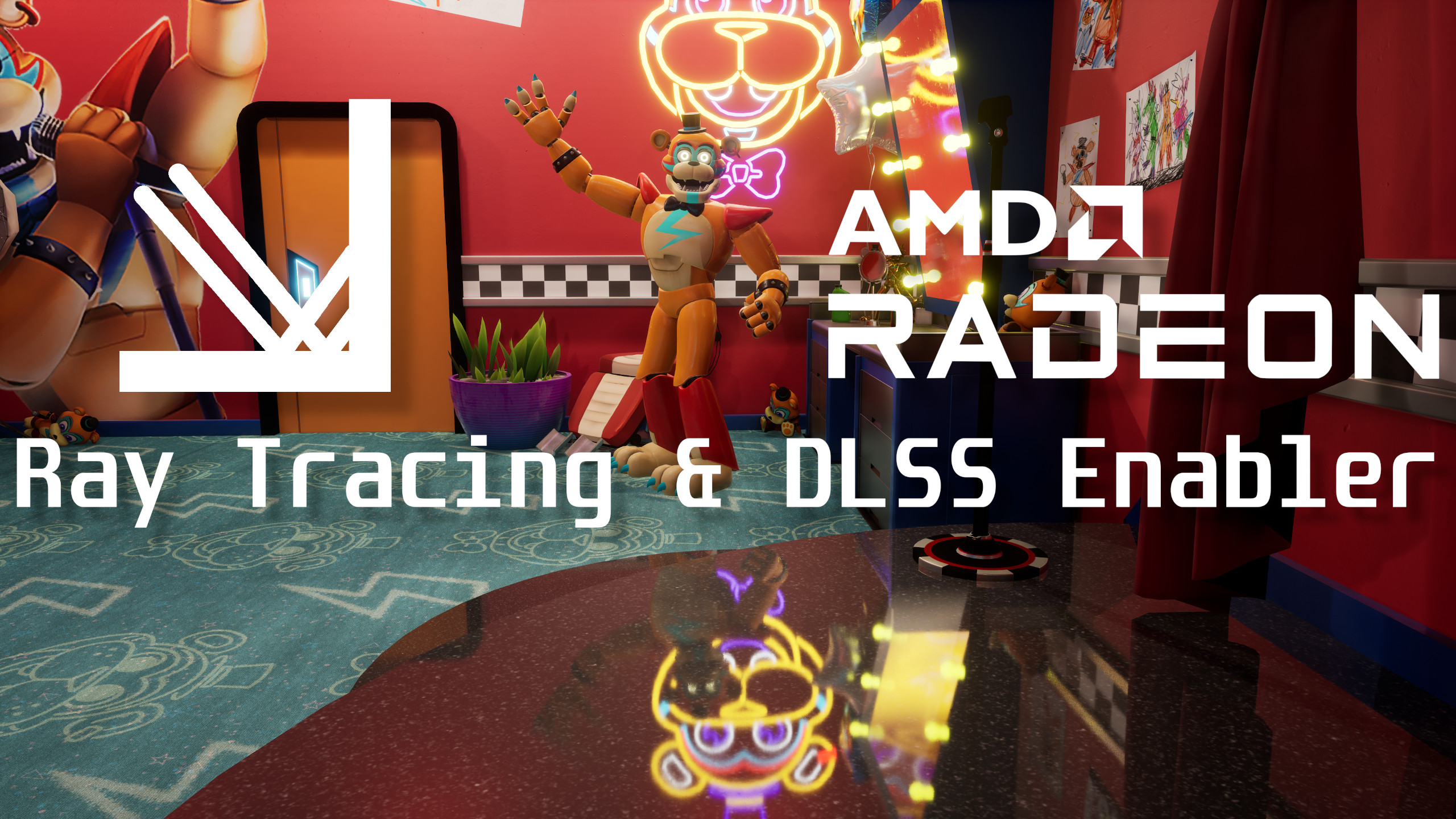 Ray Tracing (RTX) & DLSS Enabler for AMD Radeon Mod for Five Nights at ...