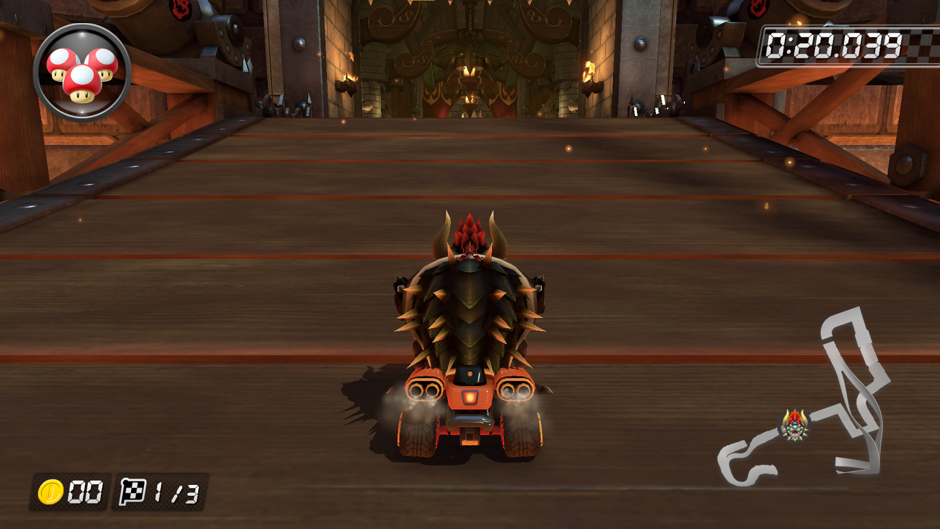 [Commission] Giga Bowser over Bowser Mod for Mario Kart 8 Deluxe | MK8D ...