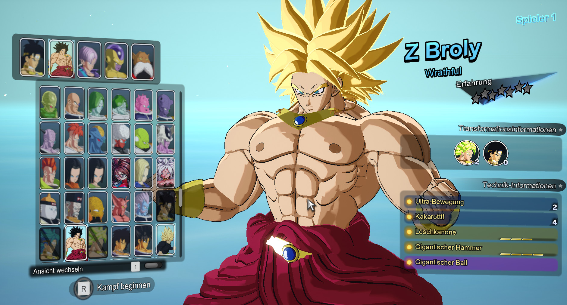 Wrathful Z Broly Mod for Dragon Ball: Sparking! ZERO | DBSZ Mods